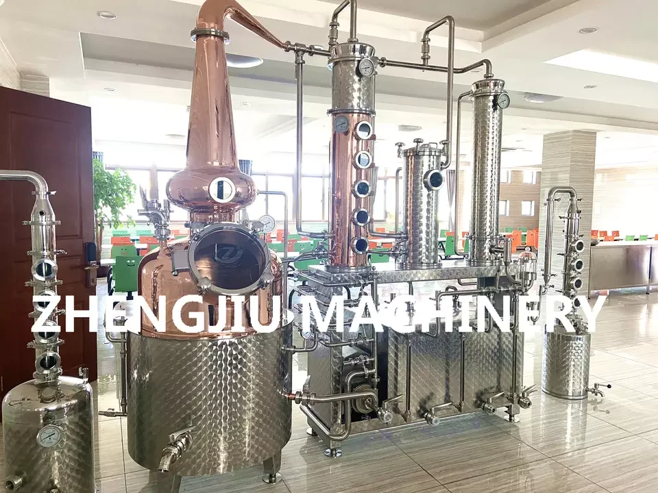 ZJ 300L New Copper Whiskey Still - Distillation Equipment