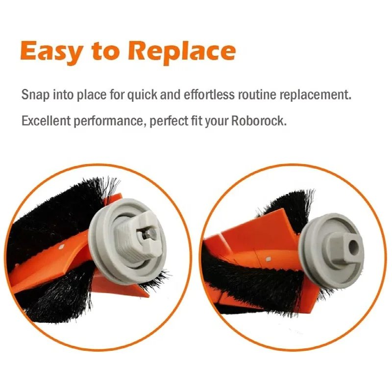 Replacement Main Brushes Compatible With Roborock S6 S6 Pure S4 S5 Max S5 E2 E25 E35 Robot ...