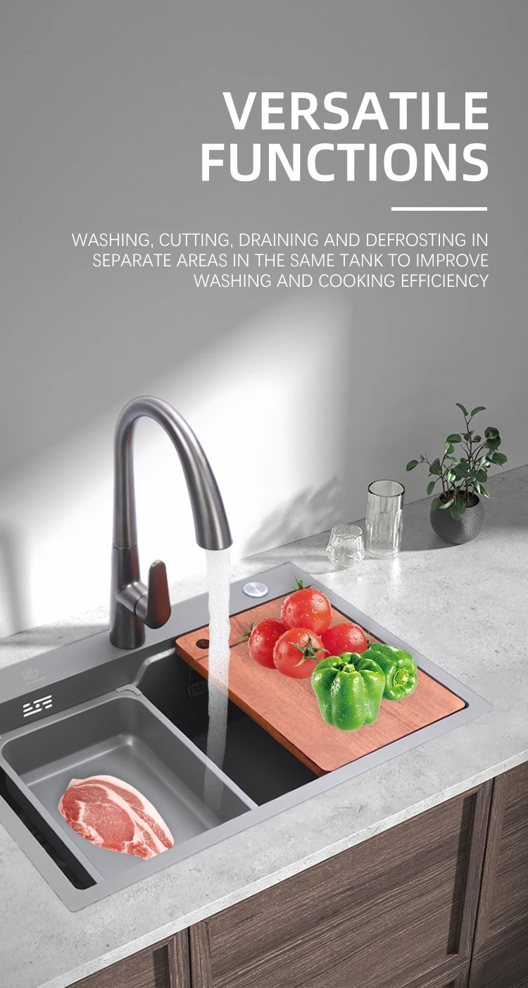 Hot Sale New Nano Kitchen Sink Anti-scratch Single Bowl Kitchen Sink ...