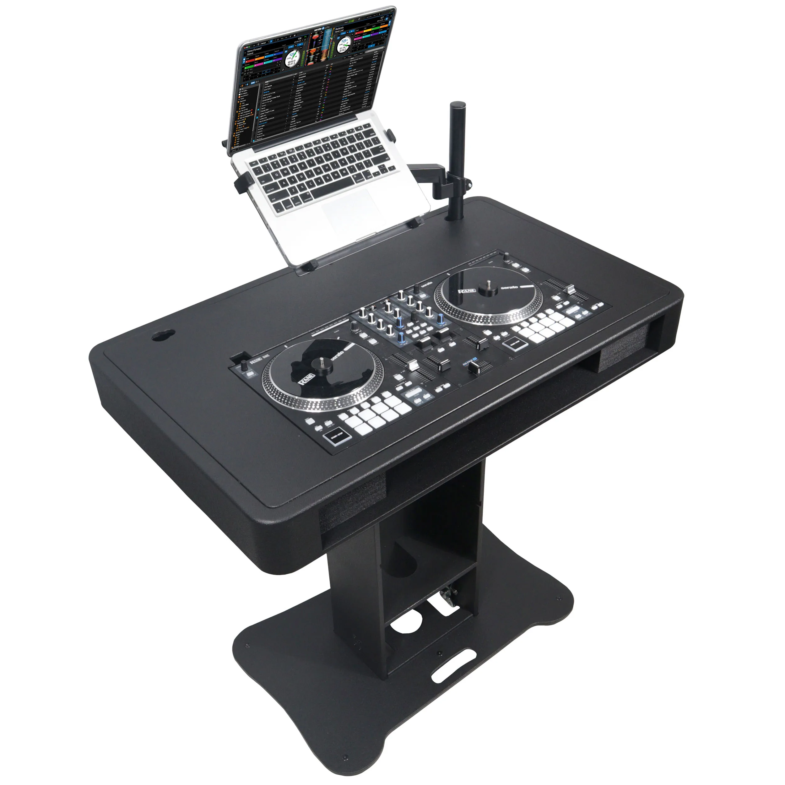 White Black Finish Dj Control Tower Dj Podium Travel Stand By Zcase For ...