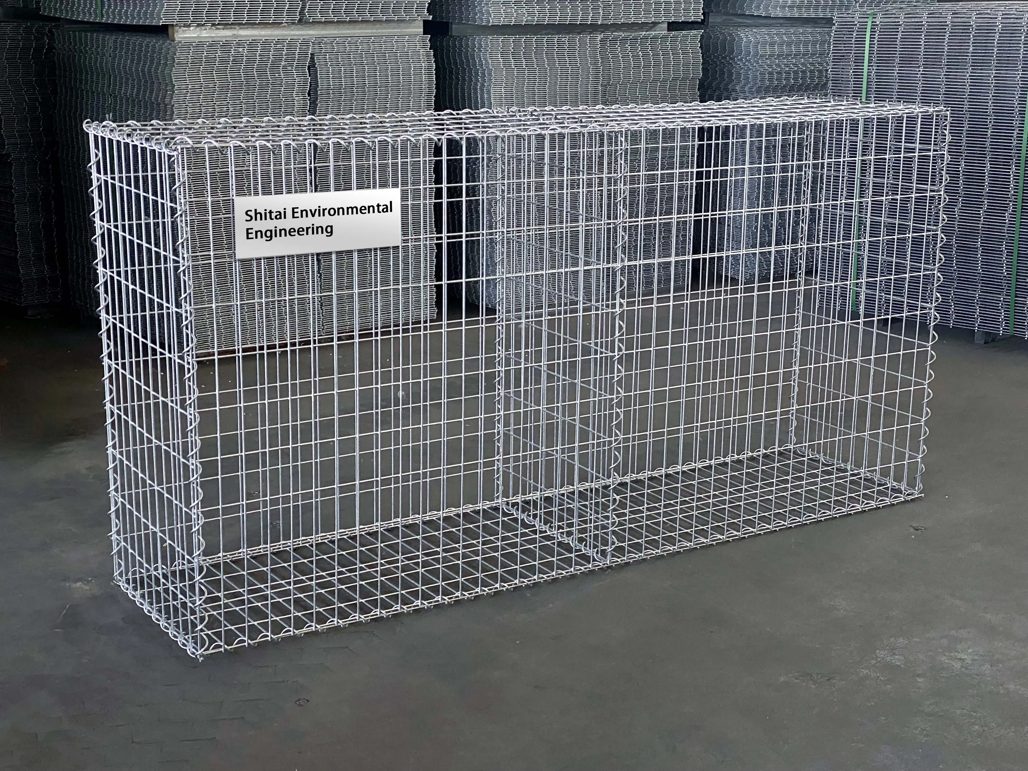 Galvanized Metal Gabion Wire Stone Fence Gabionen Cloture Welded Gabion ...