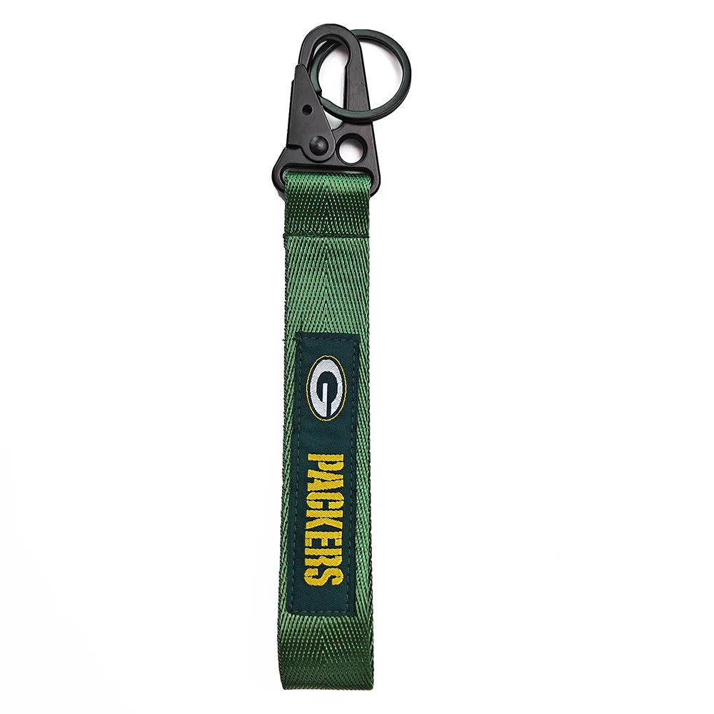 2023 High Quality Custom Nfl Carabiner Keychain Short Wrist Strap With ...