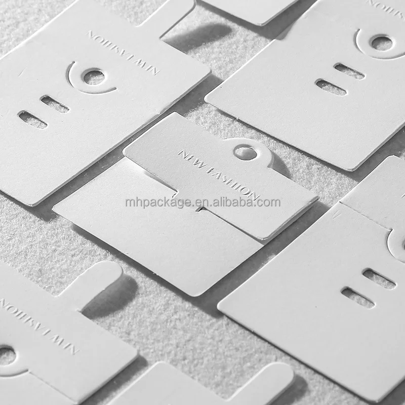 Customizable Jewelry Display Cards - Eco-Friendly & Stylish