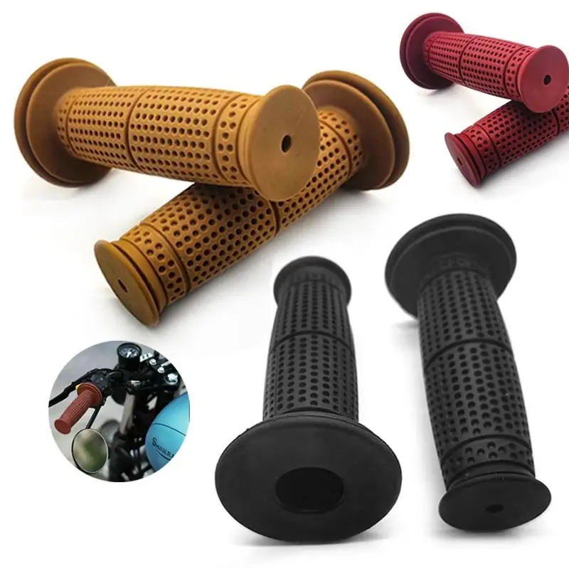 Universal 22mm Cafe Racer Handle Bar Grip High Quality 2pcs Sets Handle ...