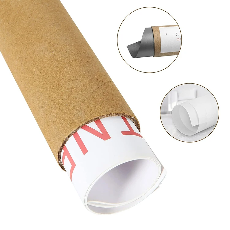 Wholesale Custom Movie Poster Cylinder Kraft Paper Mailing