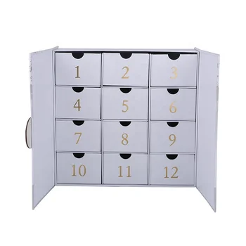 Custom Advent Calendar Empty Luxury Cardboard Paper Gift Beauty ...