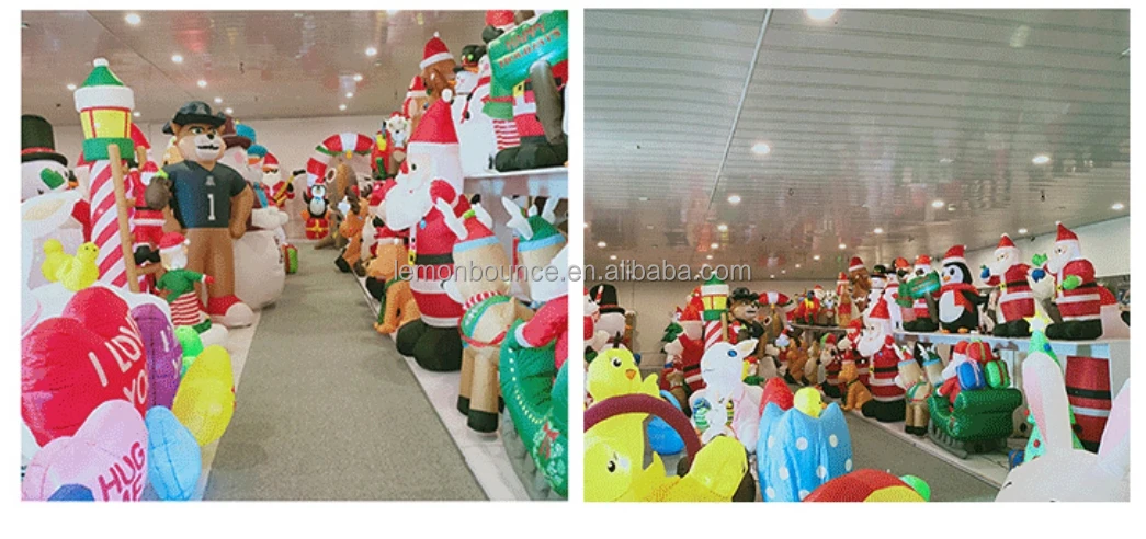 10FT Christmas Inflatables Gingerbread House Christmas Inflatables with ...