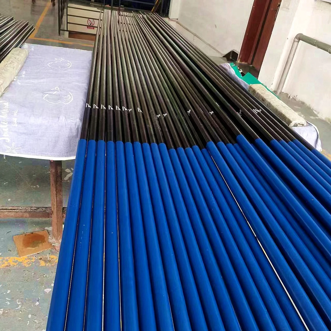 lift pole skip jack tuna fishing rod one section 4.5m 5.5m 100% carbon ...