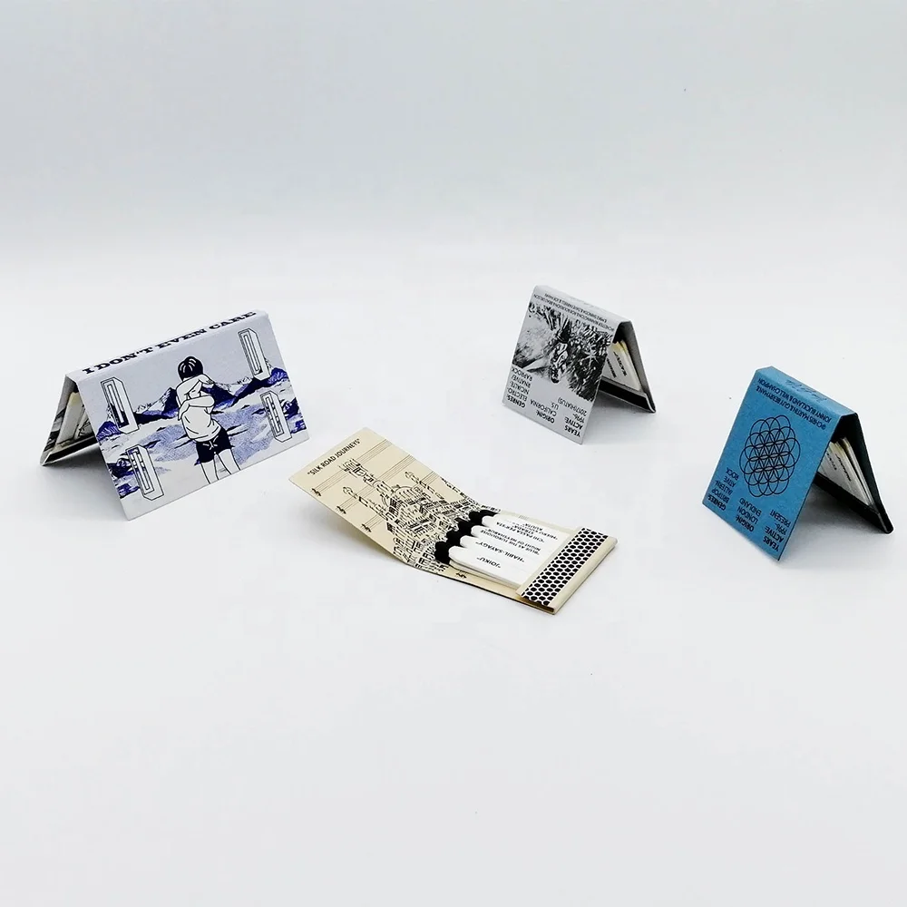 High Quality Colored Safety Matchbooks Custom 4.8cm Paper Stick Book ...