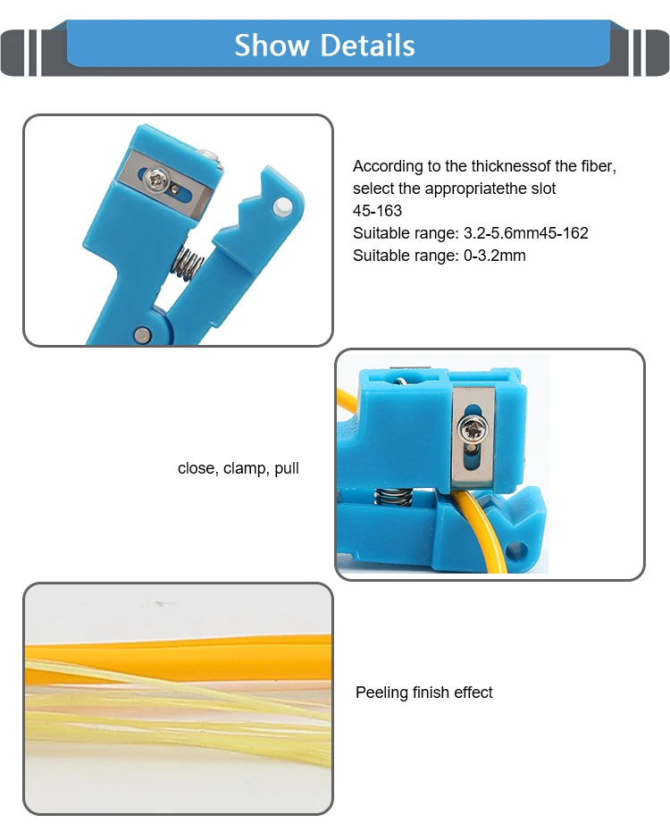 Light Weight Small Size Coaxial Cable Stripper Optical Cable Slitter ...