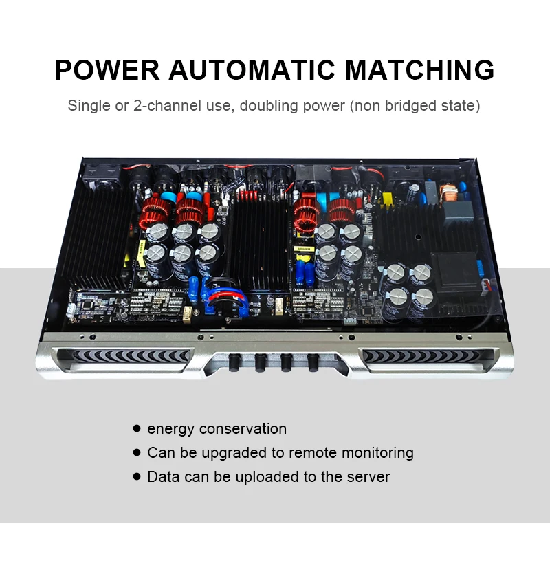 Srm And Pfc Class D 6000w 4-channel Power Amplifier: Variable Frequency Power Supply,Green Audio ...