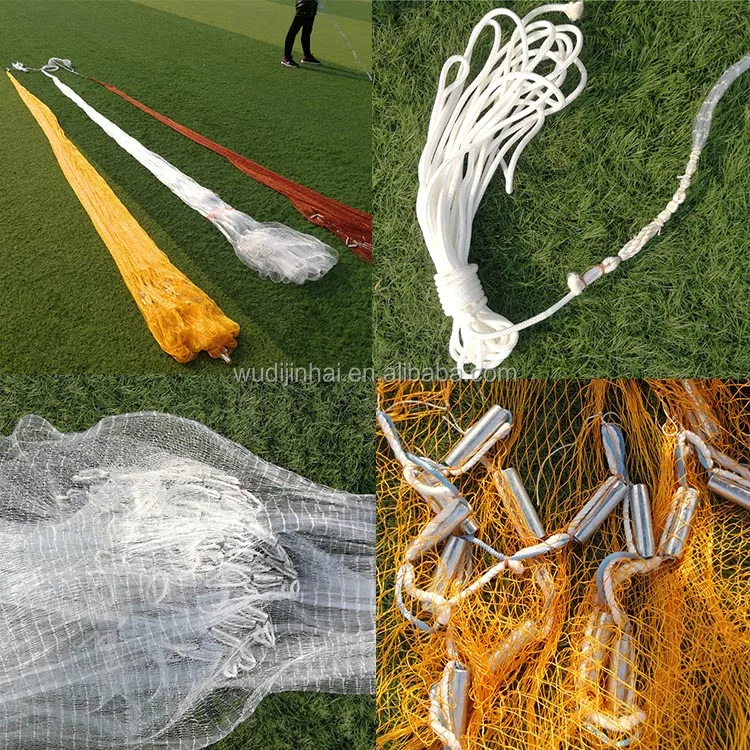 High Quality 10 Ft Japanese Style Cast Net Bottom Pocket Lead Fishing ...