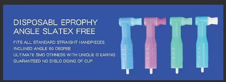 Dental Disposable 90 Degree Prophy Angle With Soft Or Firm Cup For ...