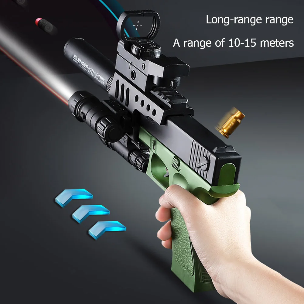 M1911 Soft Bullet Toy Gun Foam Ejection Toy Foam Darts Blaster Pistol Manual Airsoft Gun With ...