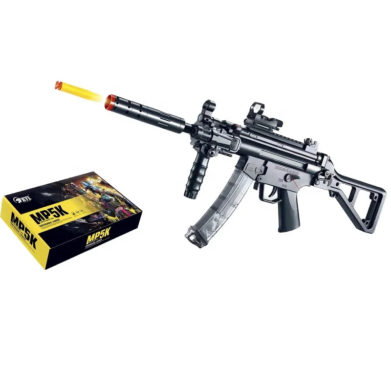 7-8mm Soft Bullet Electric Mp5k Gel Blaster Gun Christmas Gift Mp5 ...