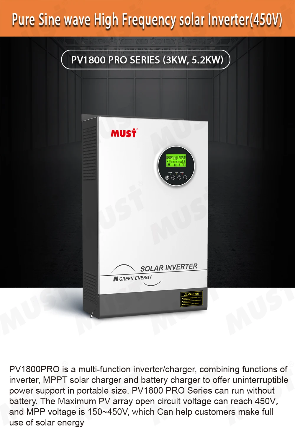 Must Energy Solar Energy System 5kw Solar Panel For Home 3kw 5kw Off ...