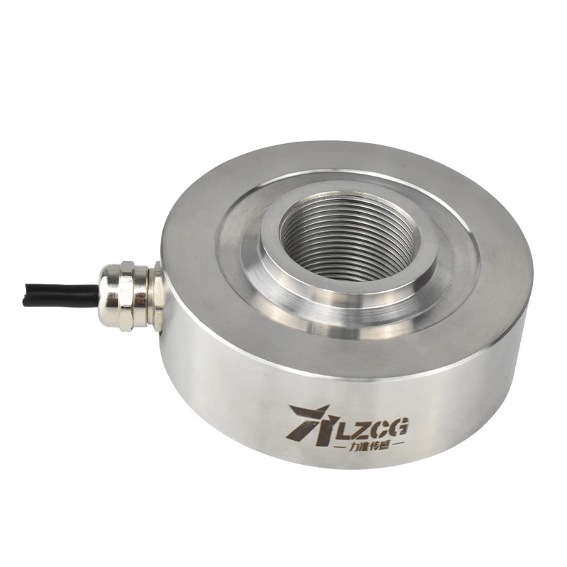 0-0.5-5t Lfc-80 Round Ring Shape Pancake Load Cell 0-5t Hollow Design ...