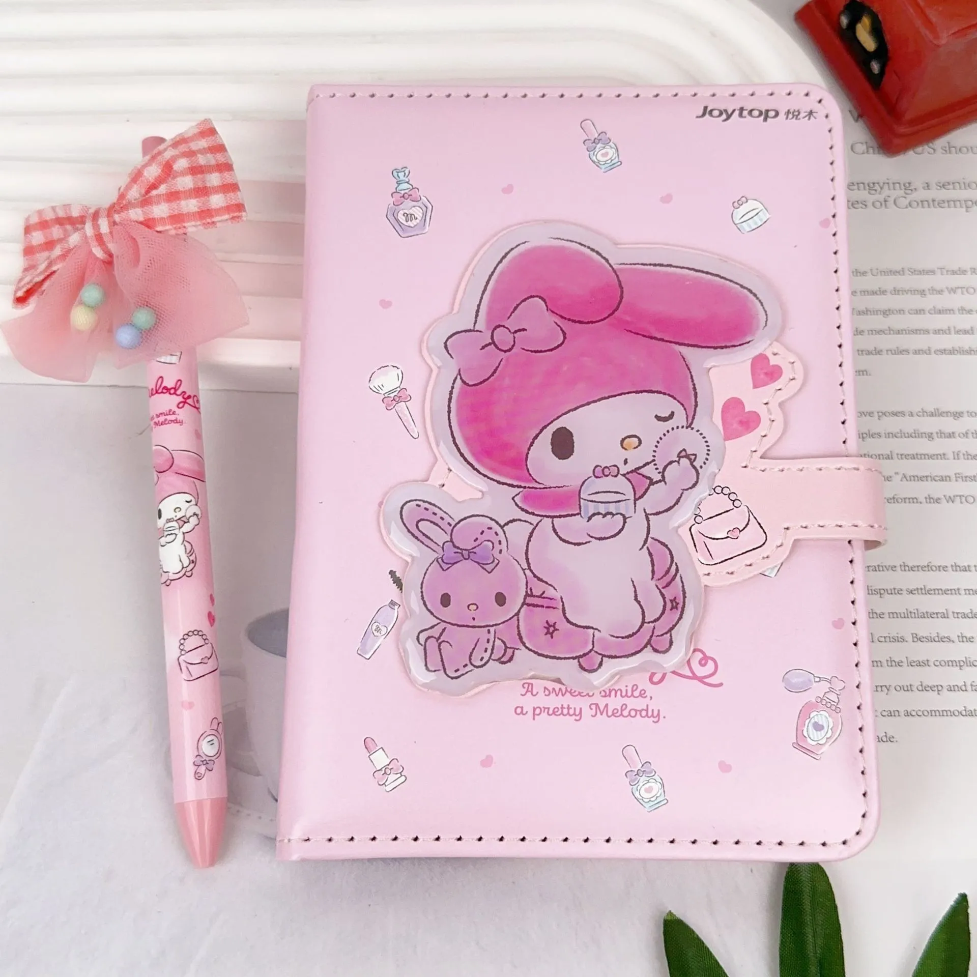 Instock Kuromi Mymelody Cinnamoroll Notebook With Pen Anime Book And ...