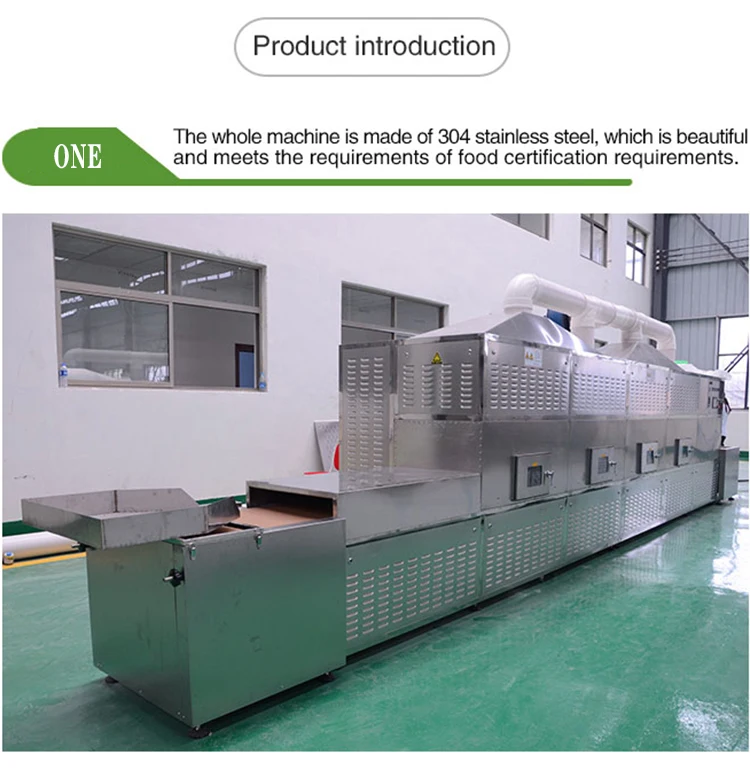 Industrial Microwave Batch Drying Oven Machine for Pet Feed Sterilization