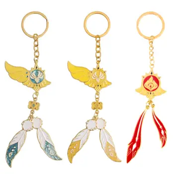 Genshin Impact Luminous Cosplay Metal Charm Keychain - Buy Genshin ...