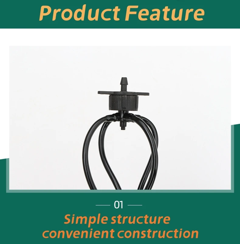 4 Ways Drip Arrow Drip Irrigation System Length Can Be Customized 3/5mm ...