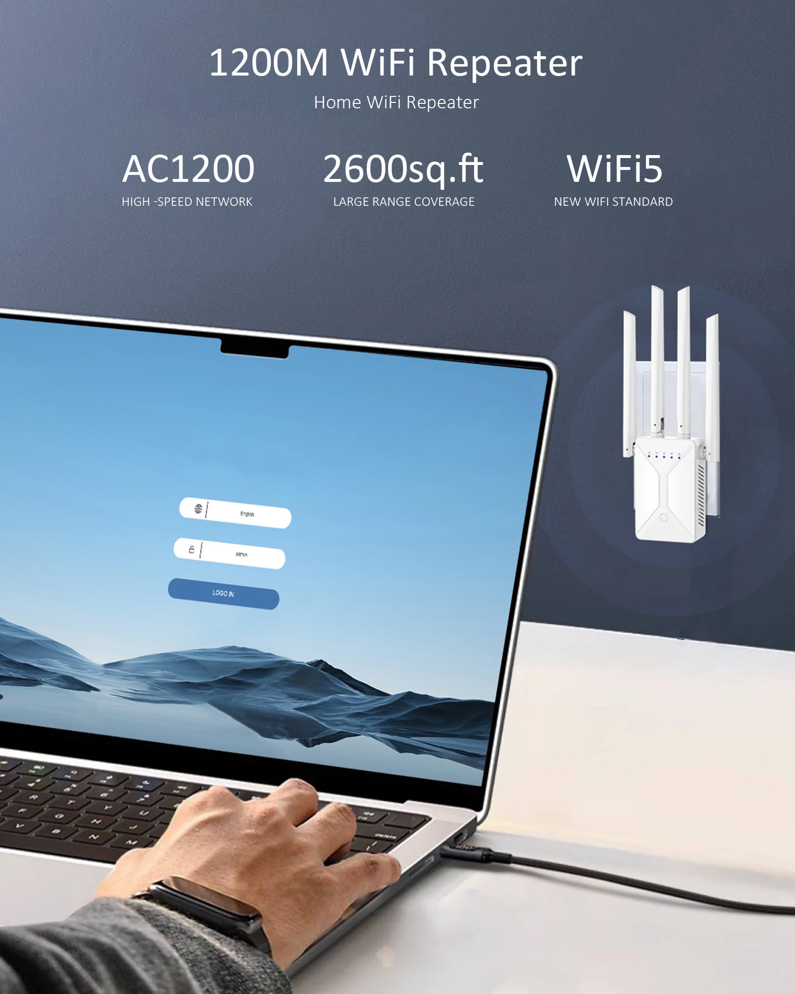 2024 Wifi Extender Signal Booster - Amplify Your Internet