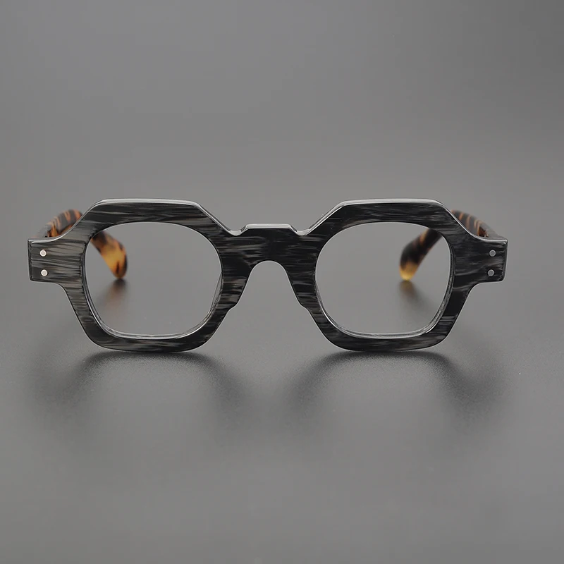 Custom Logo 2024 Trendy Unique Acetate Camouflage Glasses