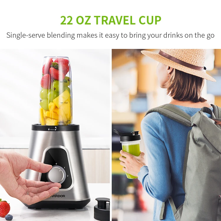 1200W Industrial Personal Blender - Smoothie Maker Kitchen