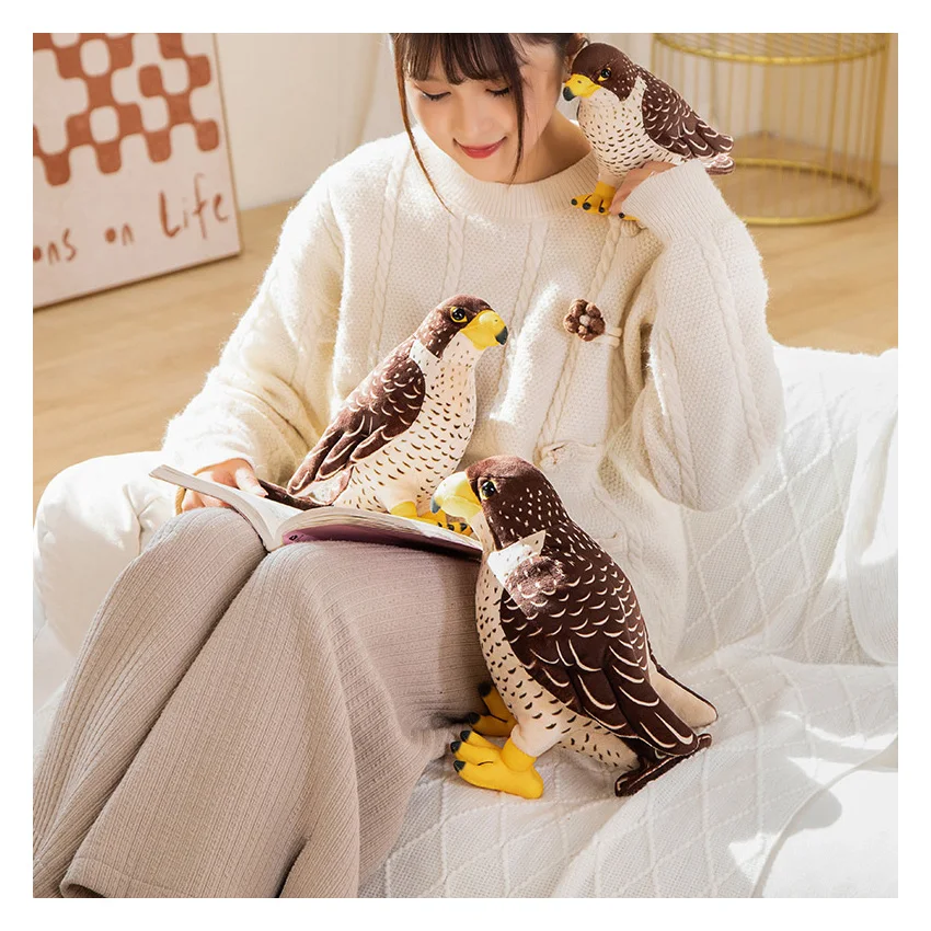 Customized Flying Eagle Toy Falcon Stuffed Animal Wholesale Eagle Fly ...