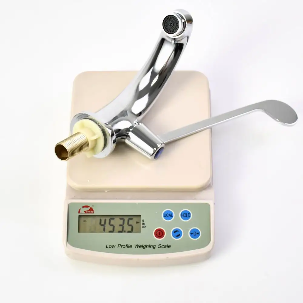 Hospital Long Handle Basin Faucet Single Lever Cold Water Medical ...
