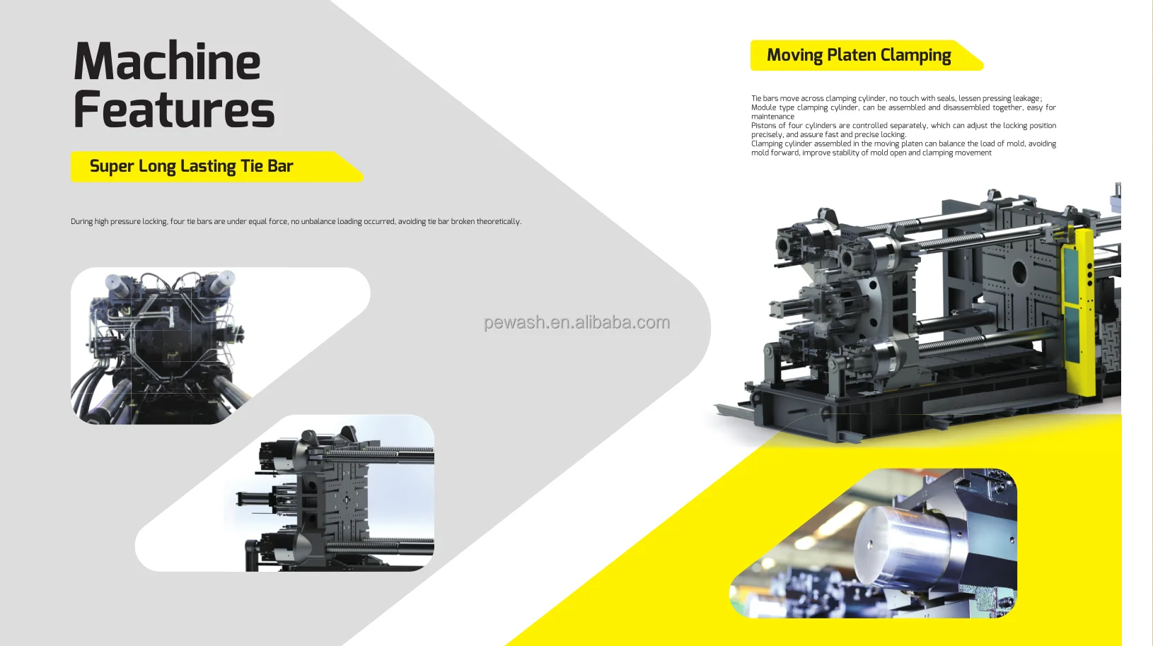 Borche BU800 Injection Molding Machine - 800 Ton Capacity