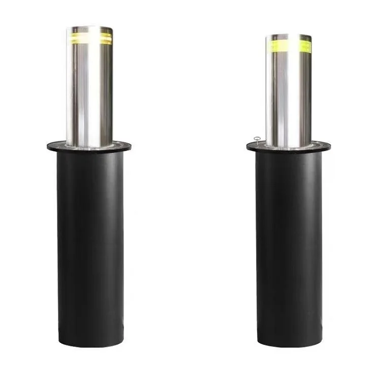 Steel Safety Pipe Bollards Carport Column Parking Road Rising Barrier ...