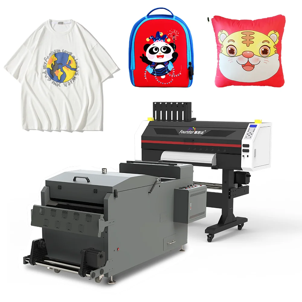 Heat Transfer Pet Film Dtf Printer 60cm Digital T-shirt Textile Printing Machine Cheap Price ...