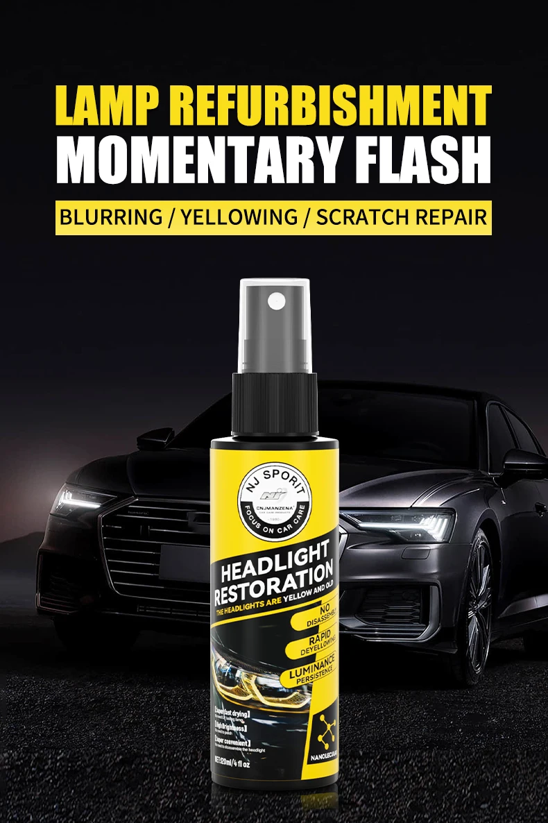 Allplace Professional Permanent Head Light Restor Headlight Cleaner ...