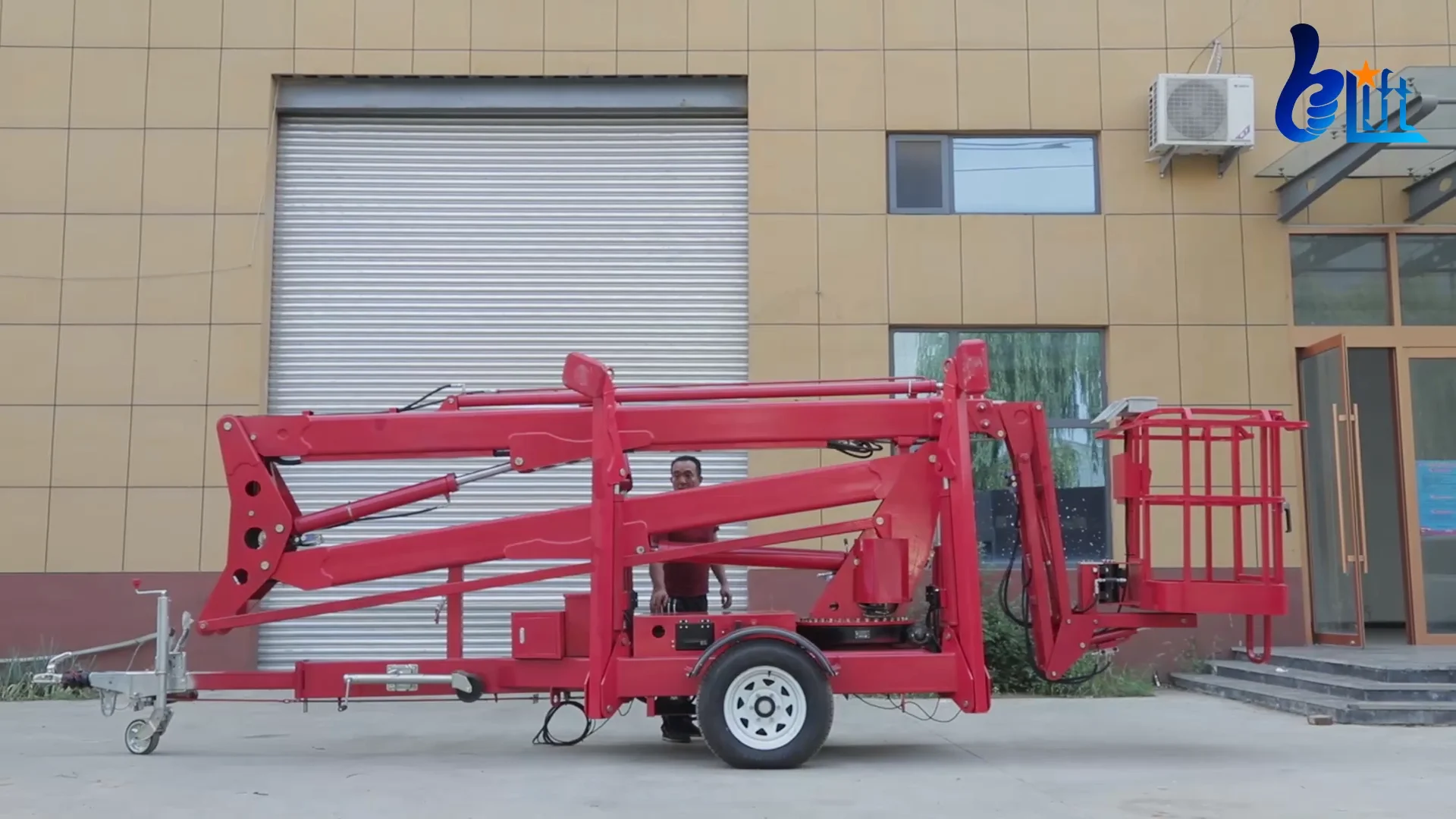 10m 22m Bucket Elevator Hydraulic Skylift Telescopic Lifting Columns ...