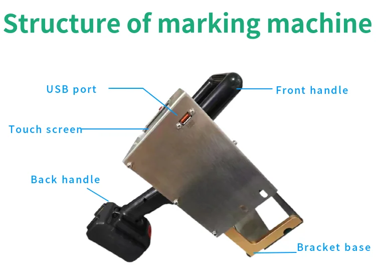 Portable Freestanding Dot Pin Engraving Machine Labels Cheap Easy ...