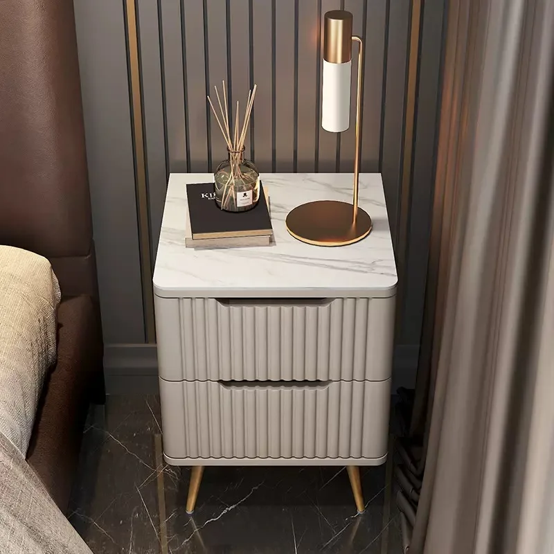 Custom Modern Marble Bedside Table Side Tables Nightstands For Home ...