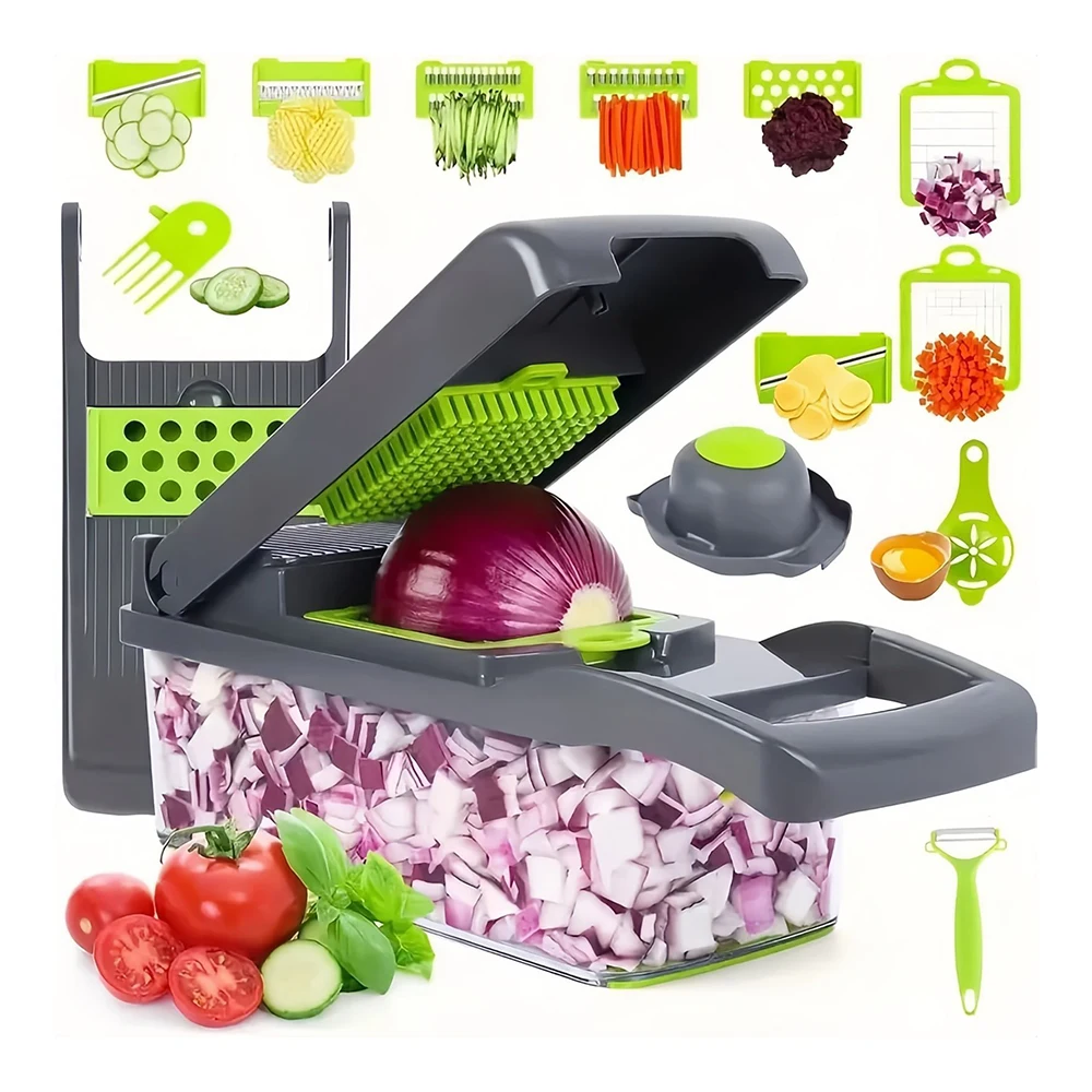 High Quality Gadget 15 in 1 - Multifunctional Vegetable Chopper