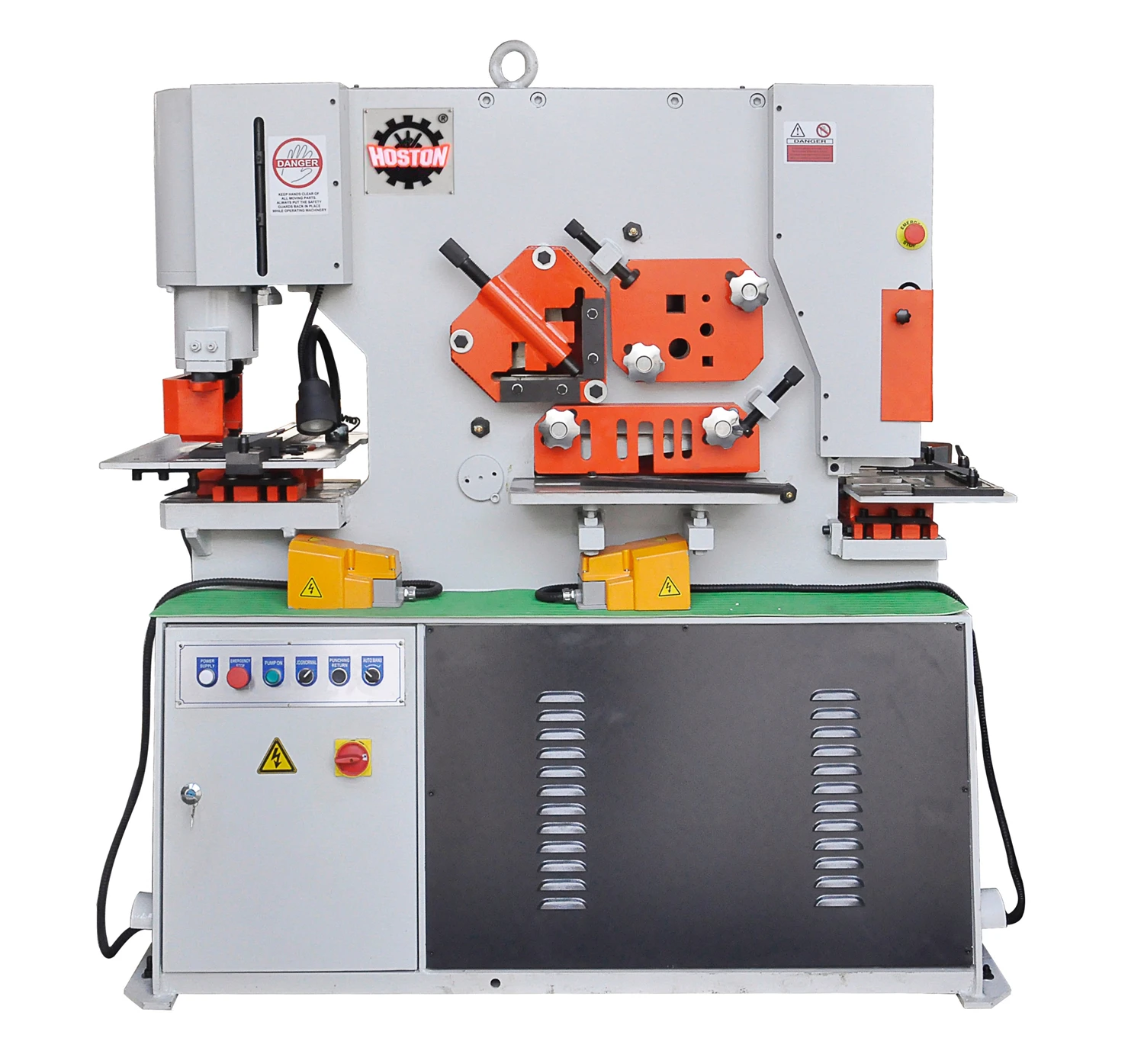 China factory Hydraulic Powered CNC Ironworker New Metal Fabrication ...