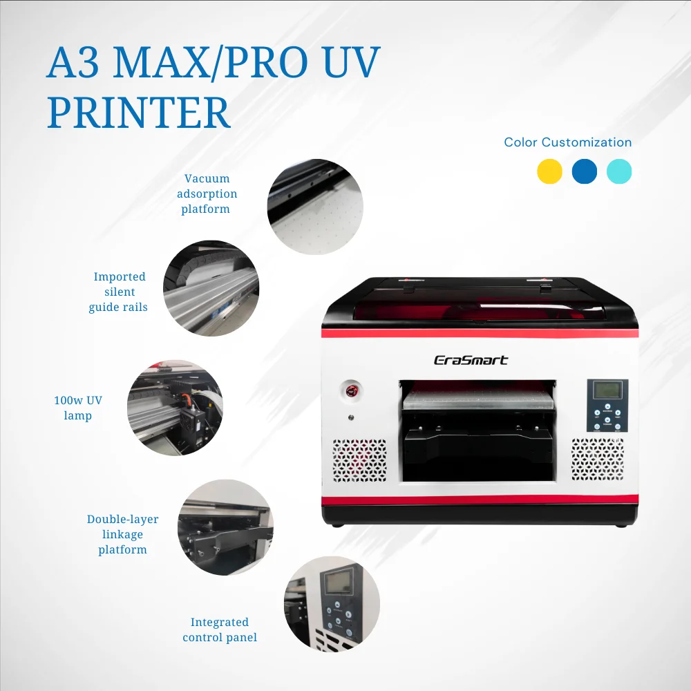 Erasmart The Newest Digital 3545 Phone Case Flatbed Uv Printing Machine ...