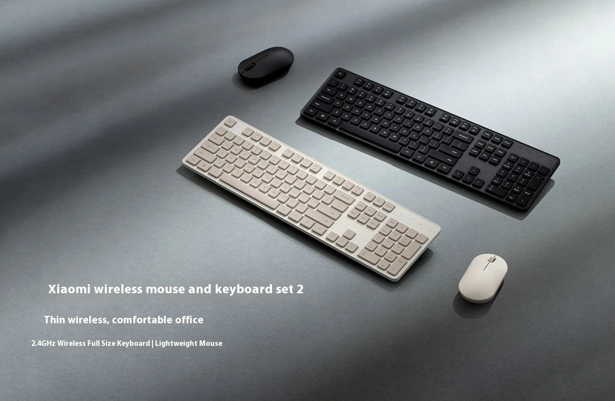 Xiaomi Wireless Keyboard And Mouse Set 2 Wxjs02ym - Buy Keyboard ...