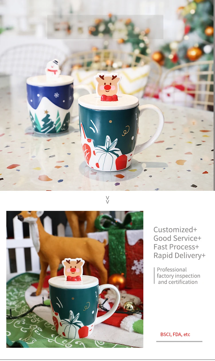 Wholesale Hot Sale Cute Gift Custom Design Ceramic Coffee Cups Bulk ...