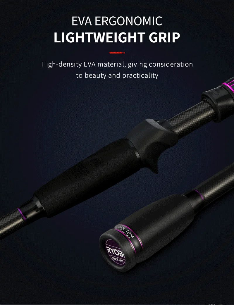 Ryobi 4-section Portable Fishing Rod Telescopic Ultralight Carbon ...