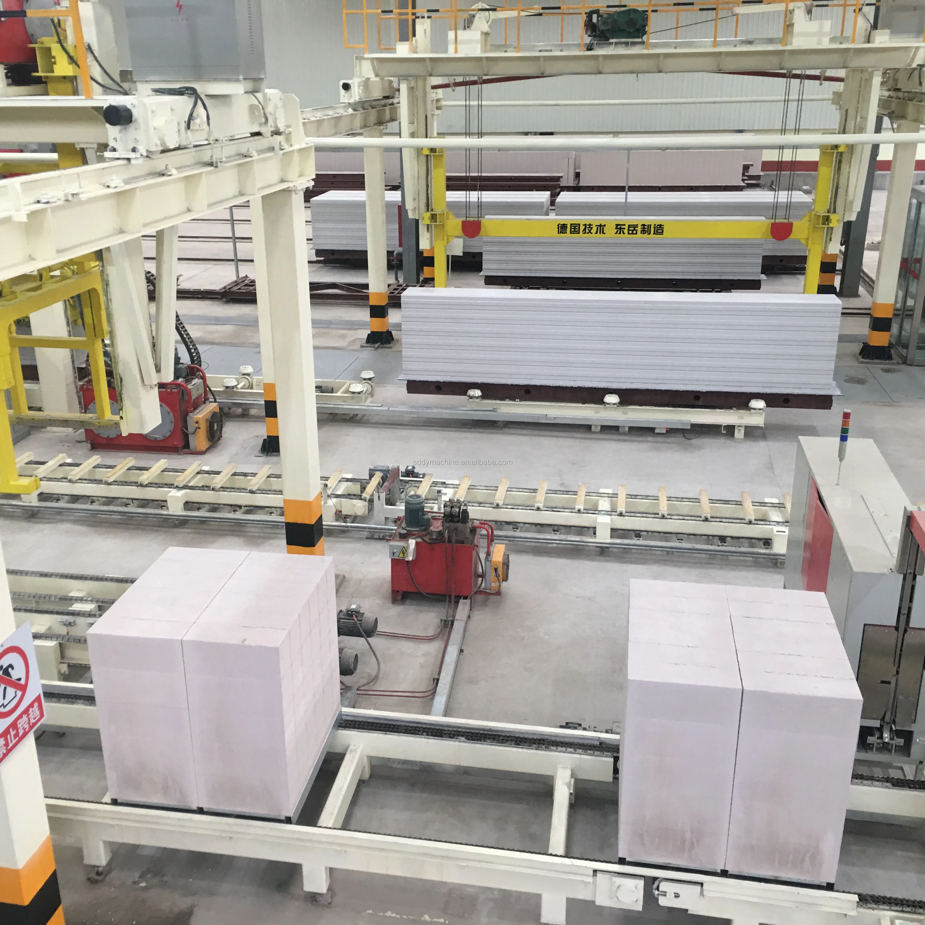 Annual 150, 000m3 Aerated Autoclave Brick Concrete Block Making Machine ...