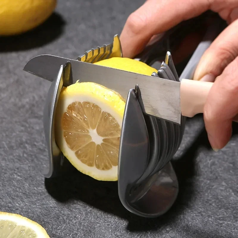 Stainless Steel Handheld Orange Lemon Slicer - Durable & Efficient