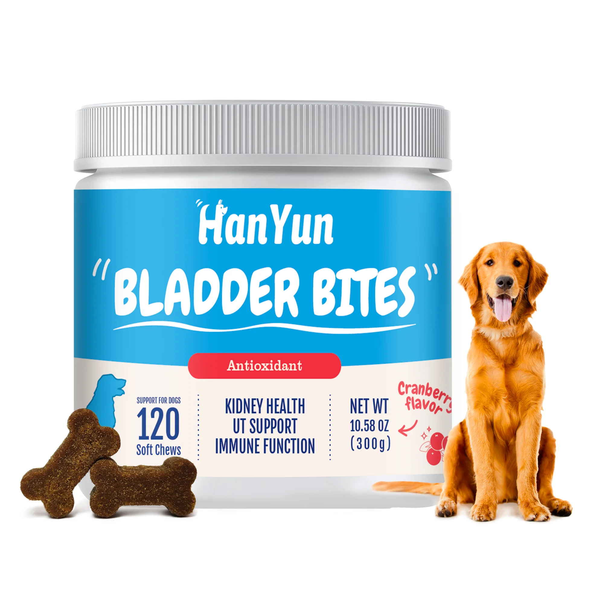 HANYUN Bladder Strength Urinary Supplement Bladder Dog Soft Chews Salud ...