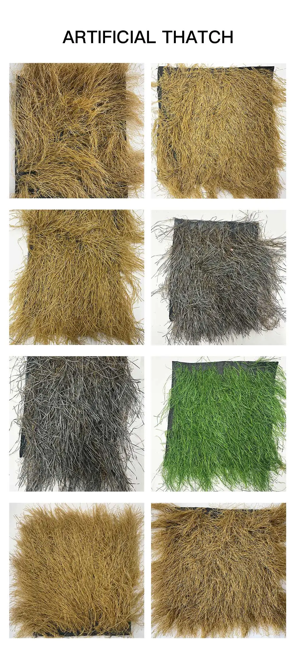 SHVMU Custom Factory Production Wholesale Synthetic Thatch Roof Artificial Grass| Alibaba.com