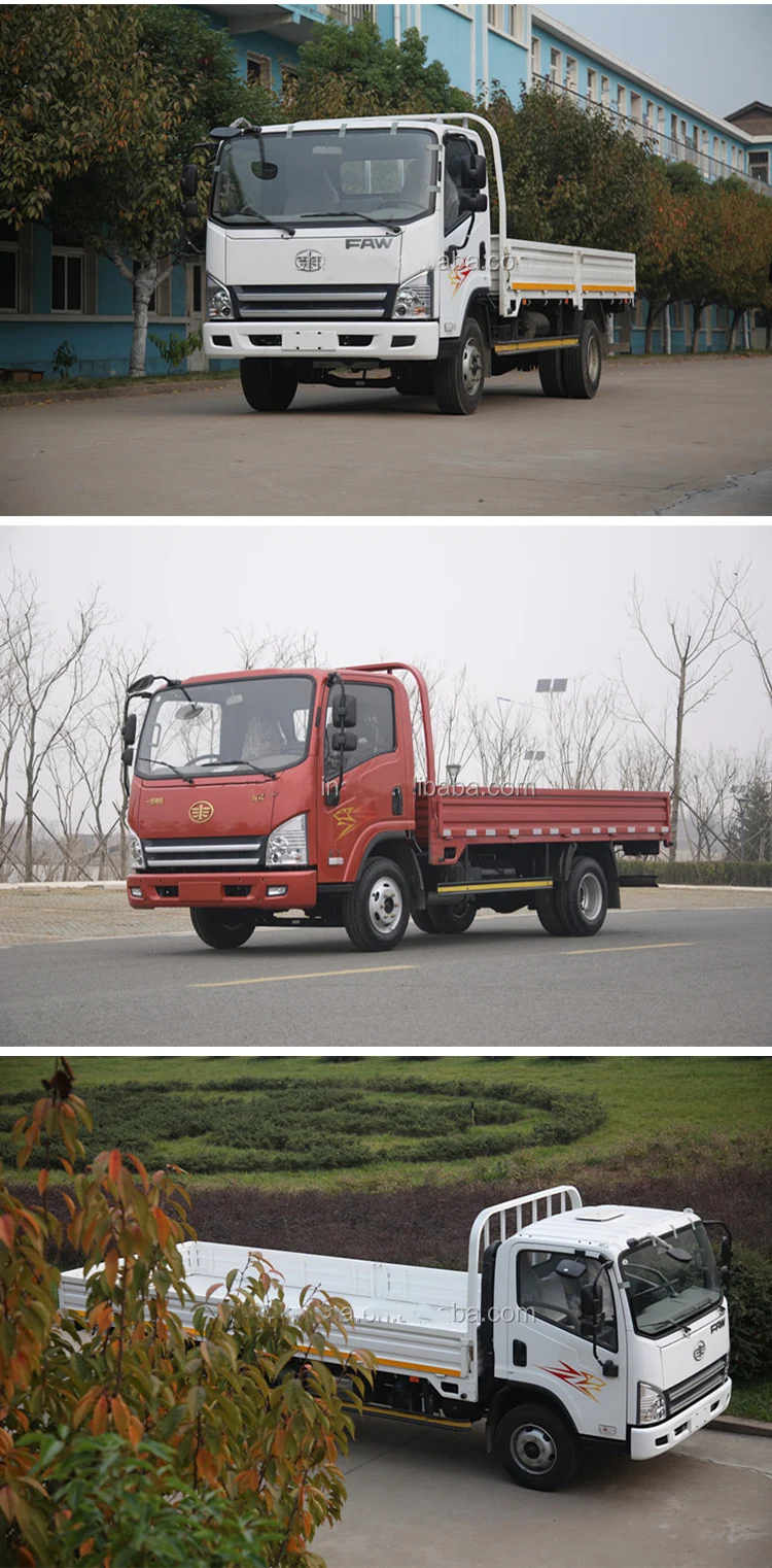 Faw Truck 3 Ton Mini Cargo Truck For Sale Deposit Shipment Faw Light ...