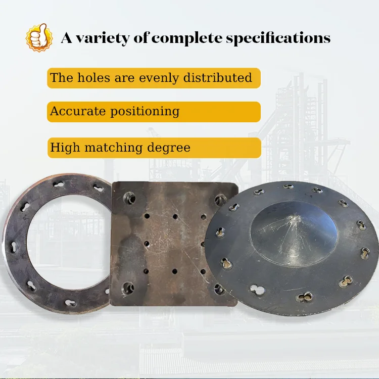 Q235 Concrete Pile Flange Steel End Plate for Concrete Pipe Pile ...