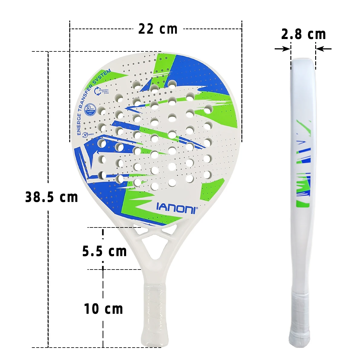 High Quality Children Paddle Tennis Racket Custom Carbon Fiber Padel ...